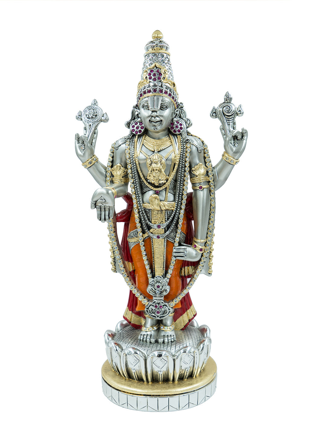 Shop Orange and Silver Balaji Online – Ekaani