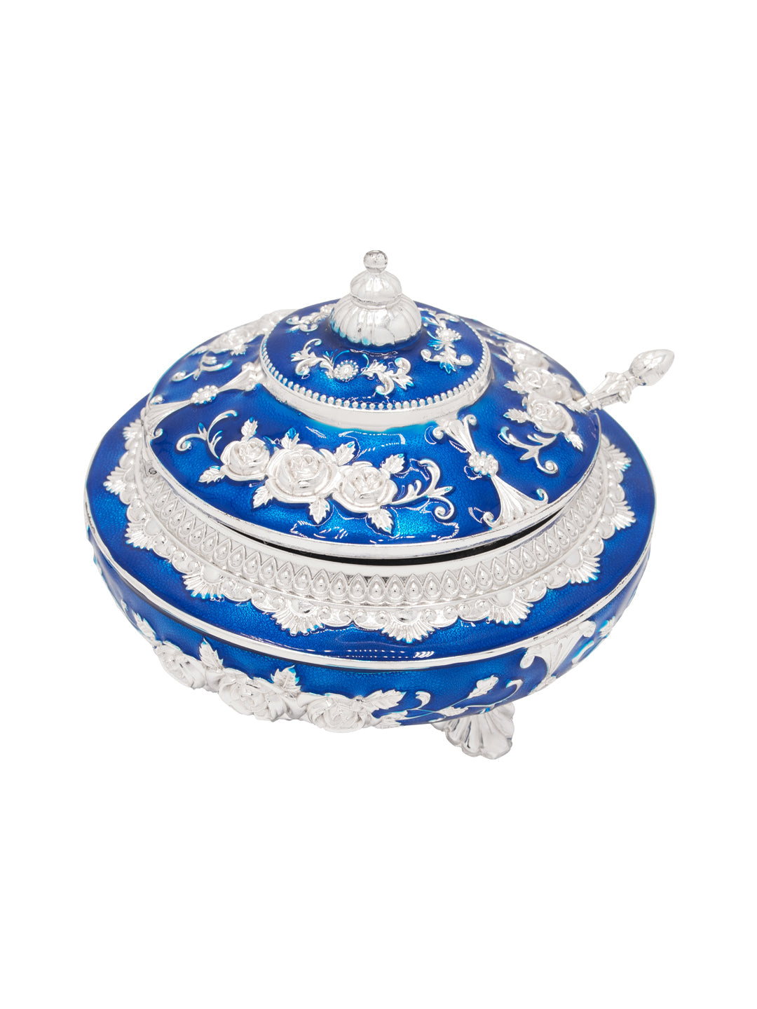 Shop Sugar Pot Deep Blue Enamel Online – Ekaani
