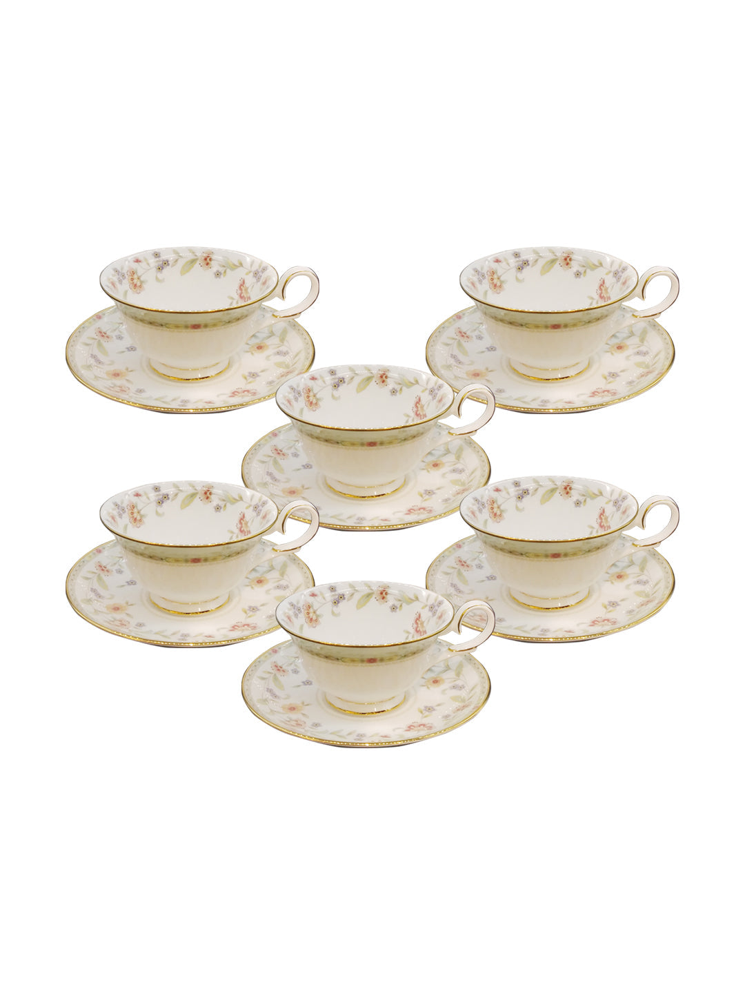 Shop Primrose-12 Pcs Cup & Saucer Online – Ekaani